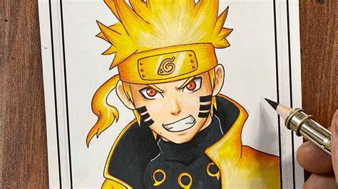 Cách vẽ Naruto đơn giản How to draw Naruto YouTube