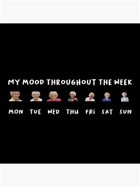 Mood Week Mary Berry From Great British Bake Off Poster For Sale By