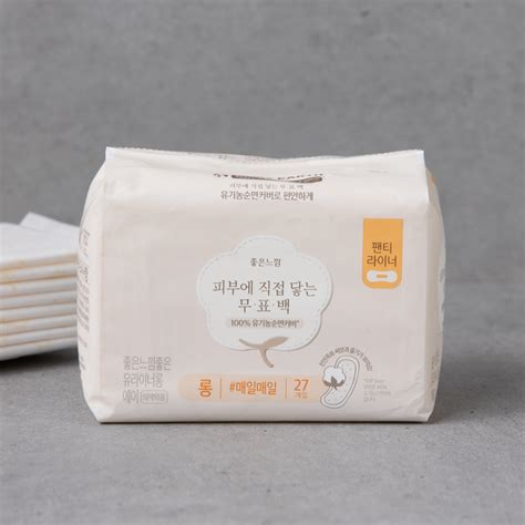 좋은느낌 유기농순면 무표백라이너27p 배민 장보기∙쇼핑