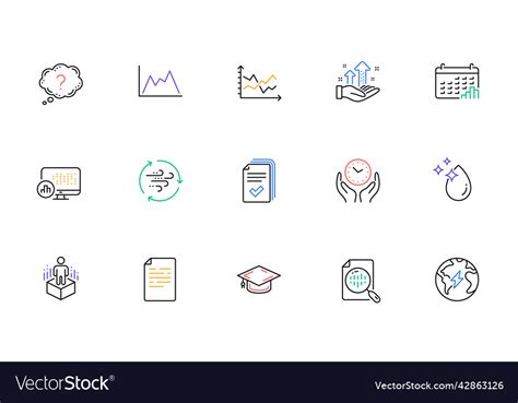 Analytics Chart Augmented Reality And Analysis Vector Image