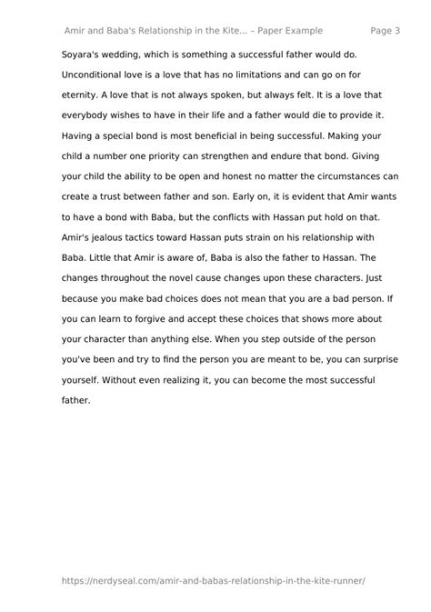 Amir And Babas Relationship In The Kite Runner 565 Words Nerdyseal