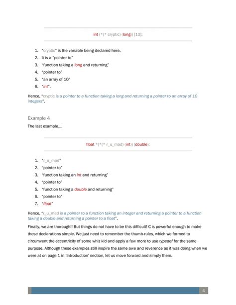 Complex C Declarations Typedef Pdf