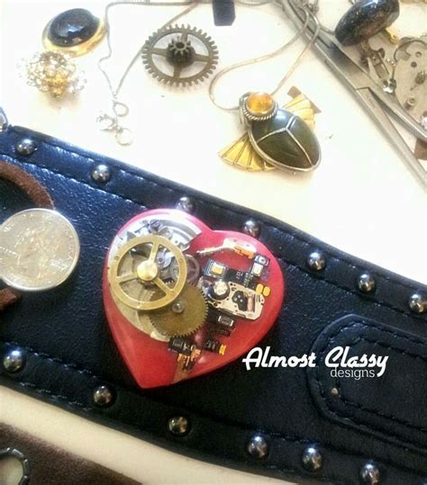 Classy Red Heart Shaped Clock