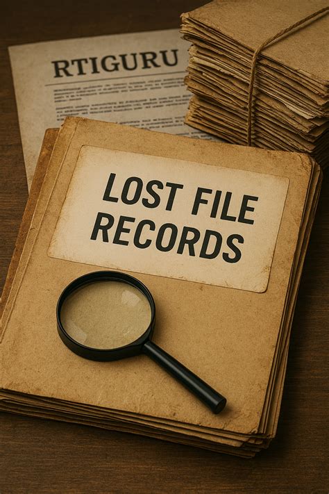 Rti For Missing File Or Public Records Online Missing File Records