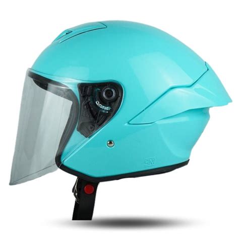 Jitsu Helm Half Face Js1 Series Warna Tosca Gloss Solid Premium Lazada Indonesia