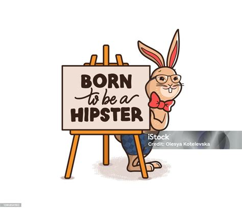 나비 넥타이를 매고 있는 만화예술가가 이젤을 들고 있다 가방에 대한 스톡 벡터 아트 및 기타 이미지 가방 개념 고립 색상 Istock