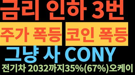 금리 인하 3번주가 폭등코인 폭등마이클 아저씨 물타기 성공영식이네 집 바베큐 파티tslatqqqbtcibit