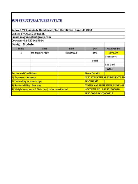 Quotation Design Module Pdf