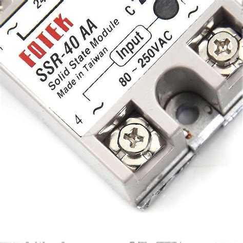 Solid State Relay Ssr 40aa H 40a Actually 80 250v Ac To 90 480v Ac Ssr 40aa Fruugo Uk