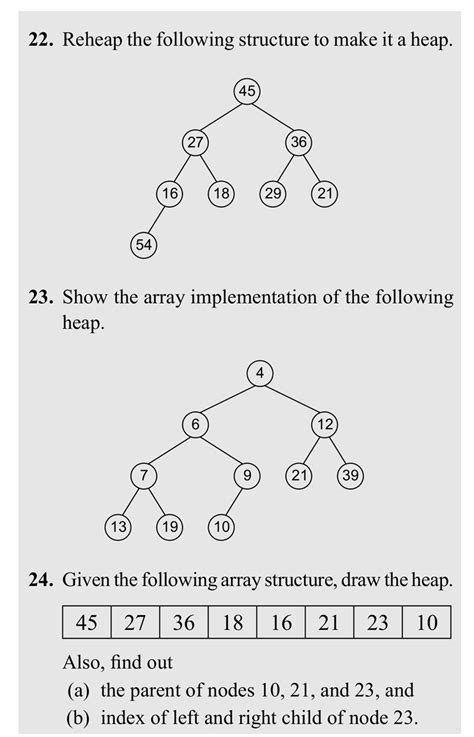 Solved Reheap The Following Structure To Make It A Heap Show Chegg