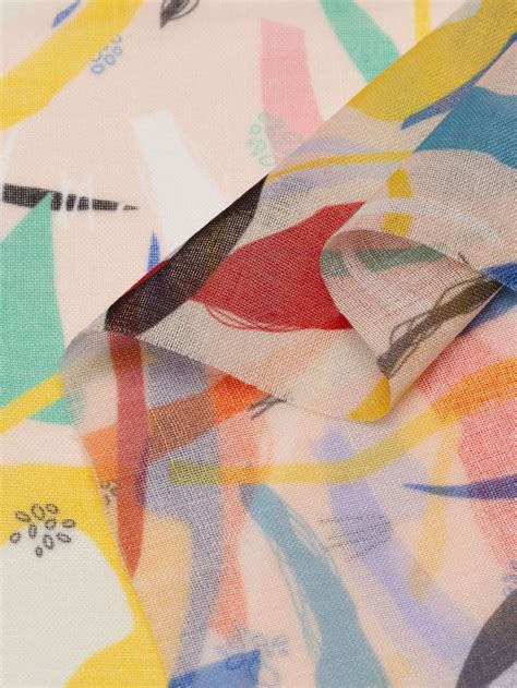 Custom Printed Muslin Fabric Print On Muslin Fabric