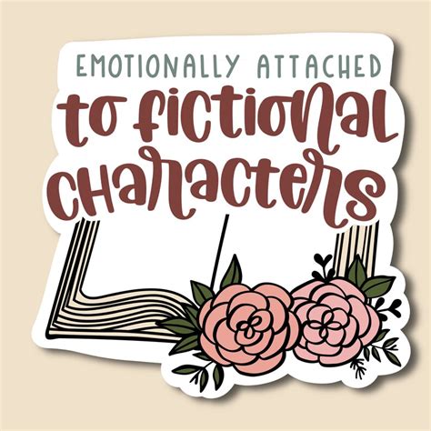 Emotionally Attached To Fictional Characters Sticker Book Etsy
