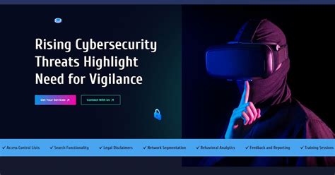 Cybal Cyber Security Html Template Site Templates Landing Page Templates Ft Agency And Camera