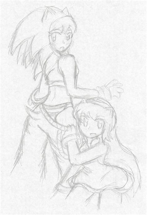 Sonicmiku X Amyluka Still A Girl Inside Sketch By Xero J On Deviantart