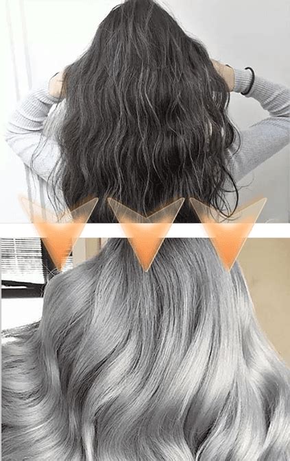 2 In 1 Natural Essence Extract Silver Hair Dye
