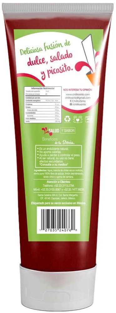 Chilito Sirilo Sin Azúcar 300ml Naturavia
