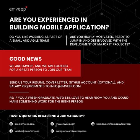 Emveep On Linkedin Hiring Developer Hiringdevelopers Career Programmer Hiringprogrammer