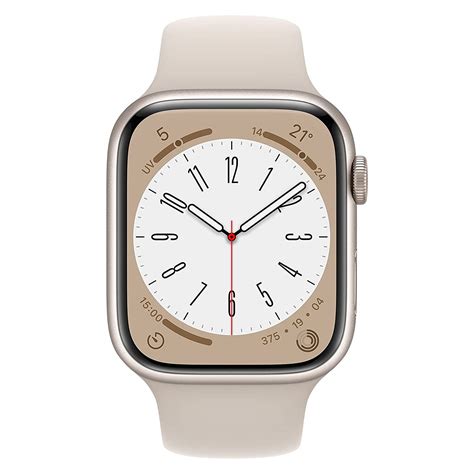 Apple Watch Serie 8 Gps 45mm Cassa Alluminio Galassia Cinturino Sport