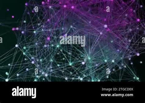 Molecular Structure Plexus Tech Particles Background Excellent For Conveying An Image Of