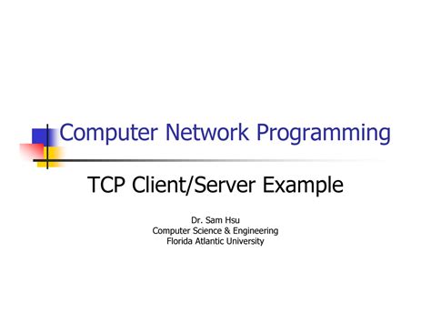 Tcp Clientserver Example Computer Network Programming Tcp Client
