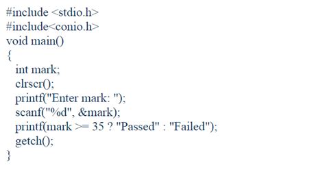 C Program To Demonstrate Conditional Operator