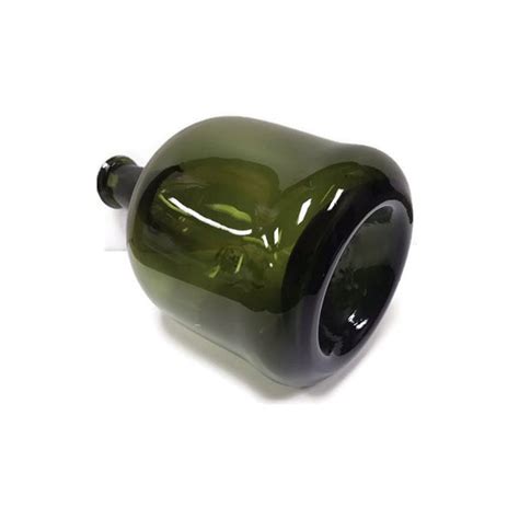 10 Hand Blown Dark Green Thick Glass Wine Bottle Shipwreck Treasures Of The Keys