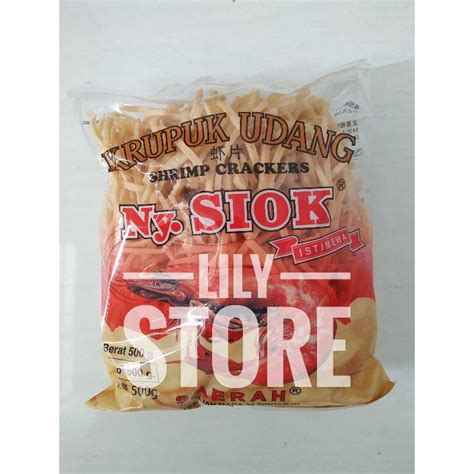 Jual Kerupuk Krupuk Udang Stik Ny Siok Ny Siok G Shopee Indonesia