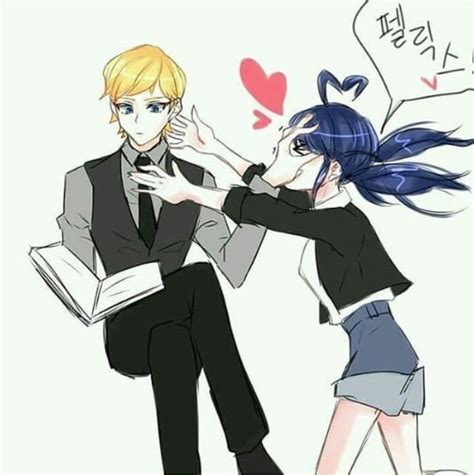 Pin Em Marinette X Adrien