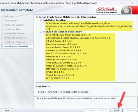 fmw 12 2 1 4 installation for oid oracle solutions