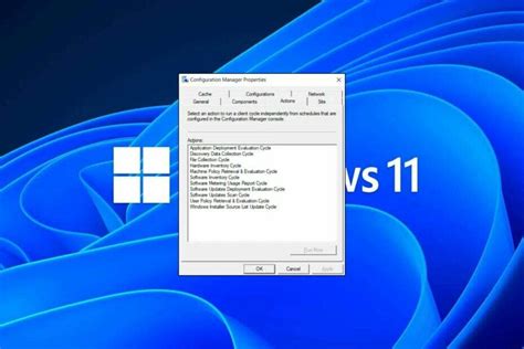windows で configuration manager コントロール パネルを開く方法