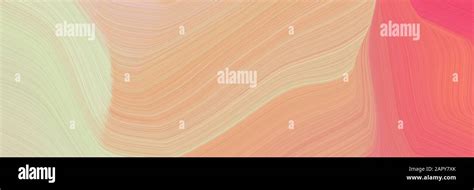 Artistic Header With Burly Wood Pastel Red And Tea Green Colors