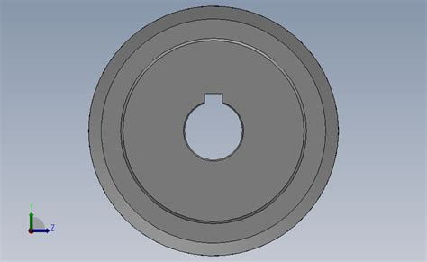 带顶丝键槽孔小凸缘型圆弧形齿同步带轮5GT型 S5GTDK 25 12 dk10 D SOLIDWORKS 2018 模型图纸下载 懒石网