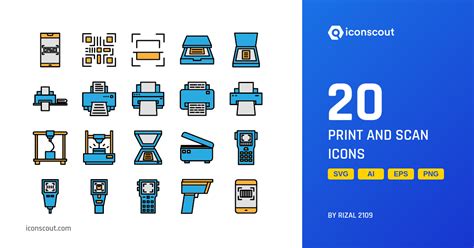 Print And Scan Icon Pack 20 Free Download Appliances Icons IconScout