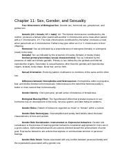 Understanding Sex Gender And Sexuality Dynamics Course Hero
