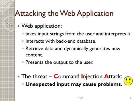 Ppt The Essence Of Command Injection Attacks In Web Applications