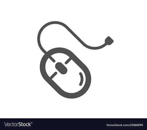 Mouse Icon Computer Component Device Sign Vector Image
