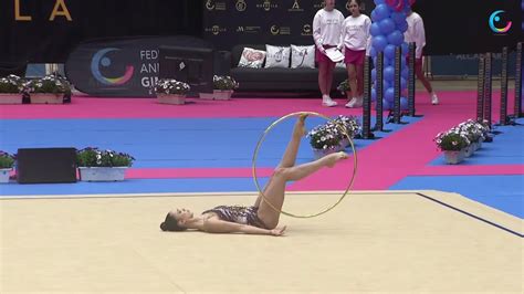 Polina Berezina Esp Hoop Qualification Rgi Senior Grand Prix Marbella