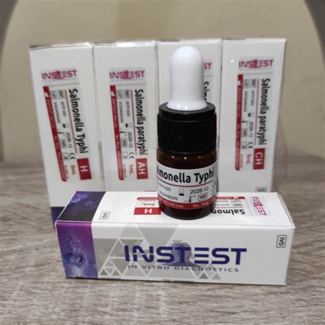 Jual Widal Test Salmonella Typhi 8 Vial Instest Kota Tangerang Selatan Alkes Pamulang