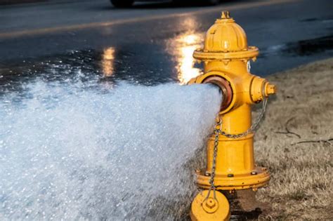 Engineering Hydrant Flushing Water Works And Lighting Commission