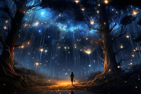 Premium Ai Image The Girl In The Forest