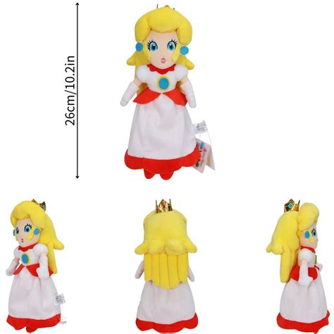 Princess Peach Daisy Toadette Rosalina Pauline Kawaii Plush Toy Cute