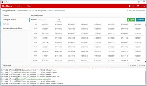 PGA How To Use Uniflash To Program OTP Of PGA Sensors Forum Sensors TI E E Support