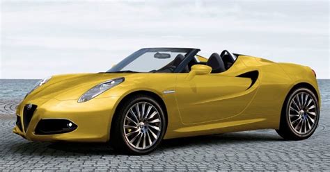 2013 Alfa Rome 4c Spider Convertible Rendered Autoevolution