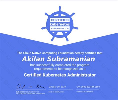 Cka Infosys Kubernetes Akilan Subramanian 26 Comments