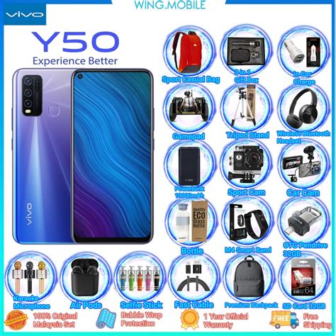 VIVO Y50 8GB RAM 128GB ROM Quad Camera Shopee Malaysia