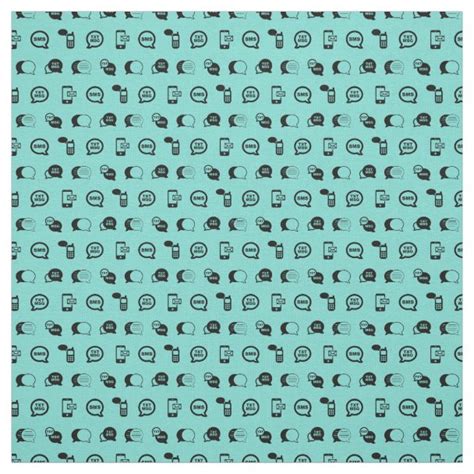 Cell Phone Pattern Fabric Zazzle