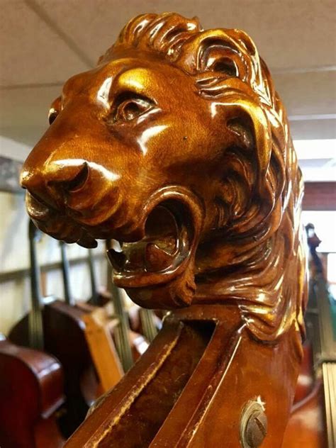 Pin By Mark Barnett On Double Bass Double Bass Violin Scroll Lion