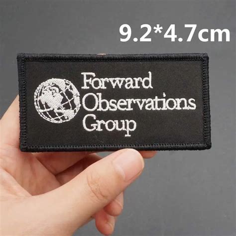 Forward Observations Group Logo Embroidered Patch Little Patch Co