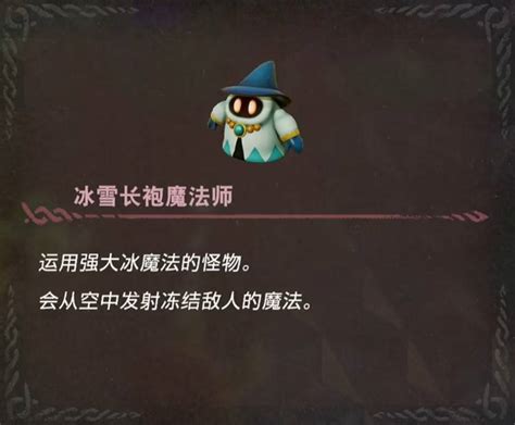 《塞尔达传说智慧的再现》全复制品图鉴 冰雪长袍魔法师 3楼猫