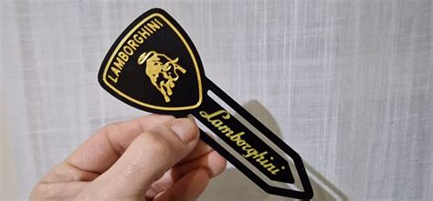 Lamborghini Car Bookmark Marcador Libros Lamborghini By Darvil66